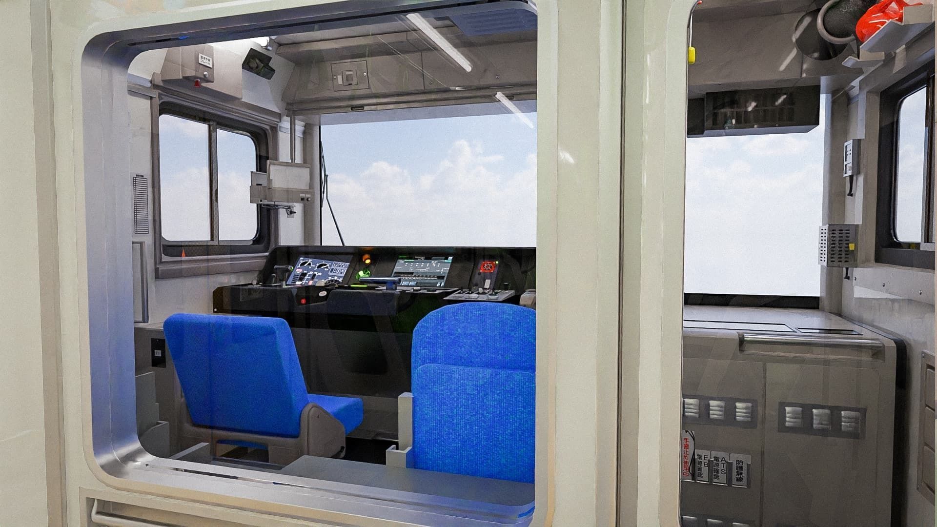 Japanese Train Head Interior Exterior Yamanote Line E235 Rigged 3D model rigged | CGTrader