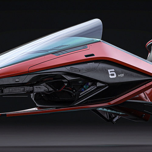 Hover Bike 3D model | CGTrader