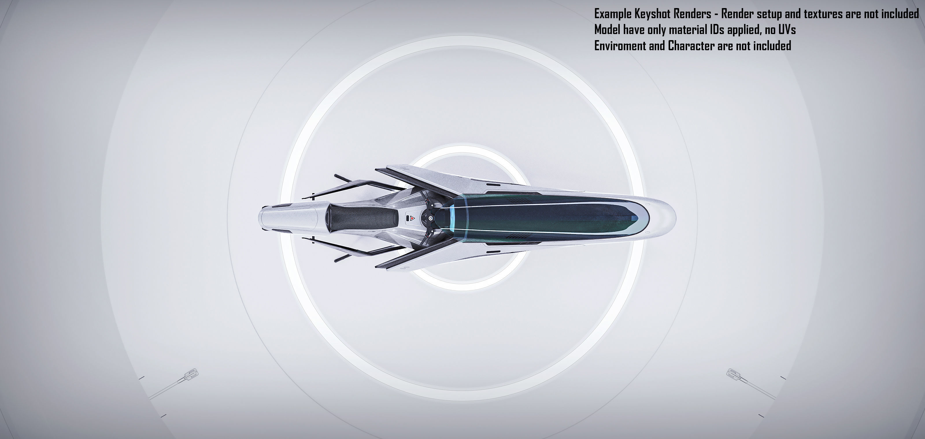 Hover Bike 3D model | CGTrader