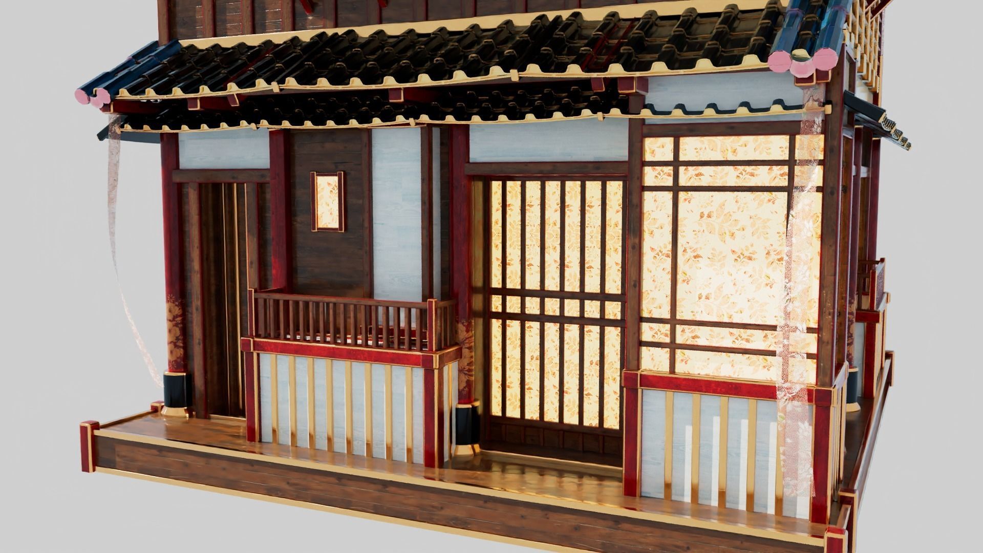 Japanese architecture 3D model | CGTrader