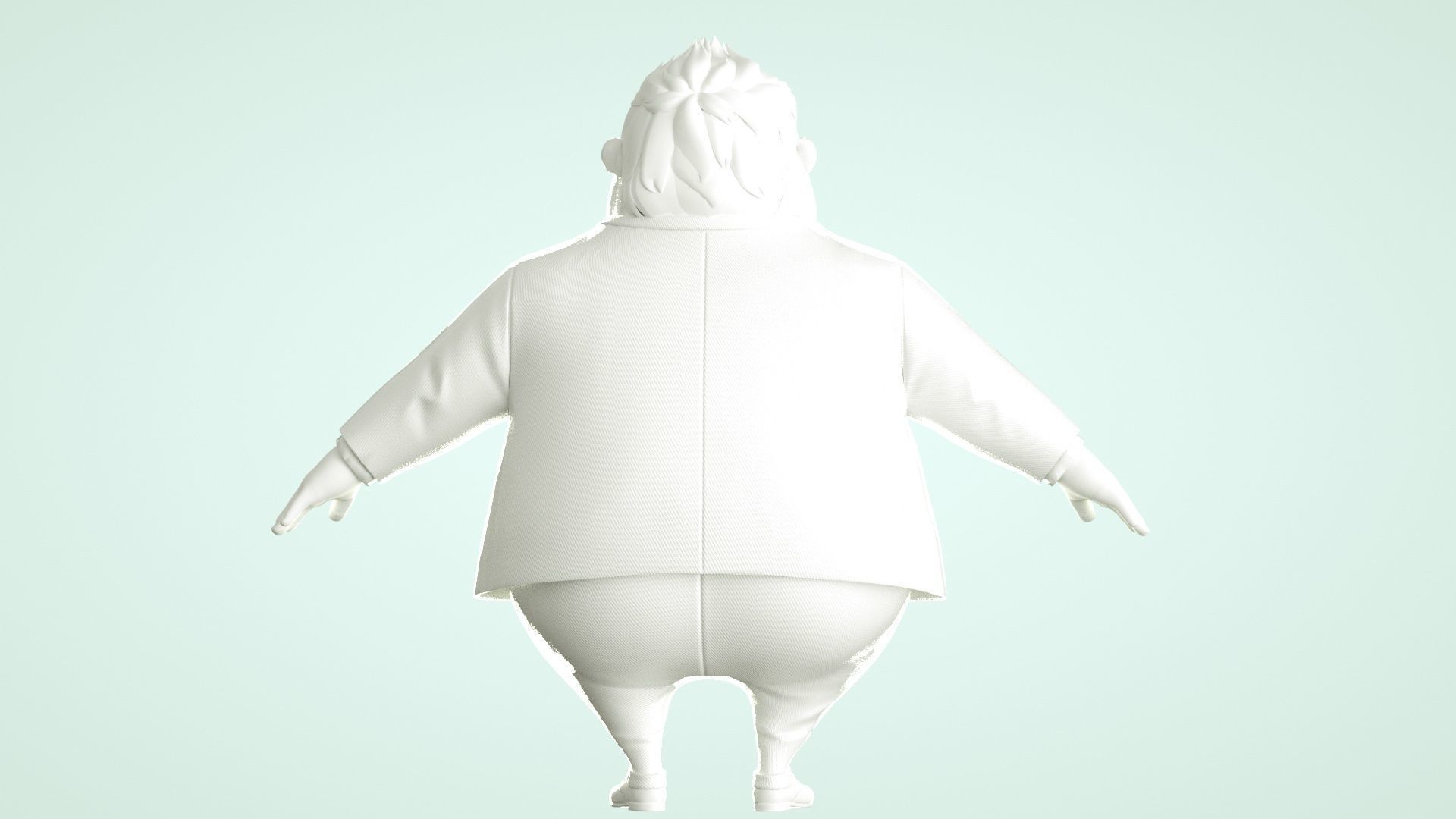 cartoon fat boss boss 3D model | CGTrader
