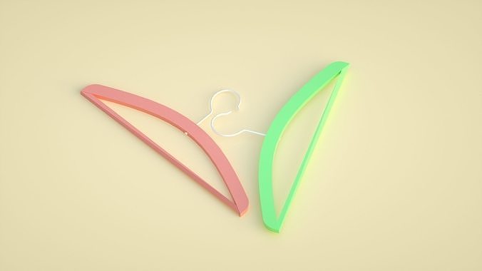 hanger rack clothes rack 3D model | CGTrader