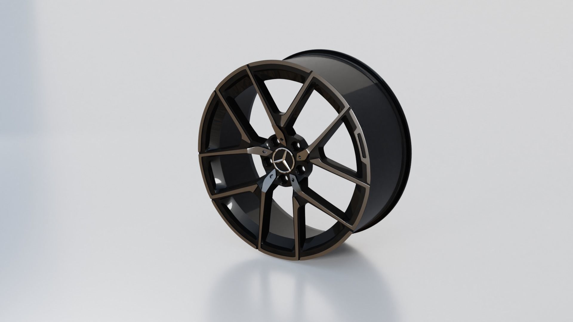 3D model Mercedes Staggered Rims AMG VR / AR / low-poly | CGTrader