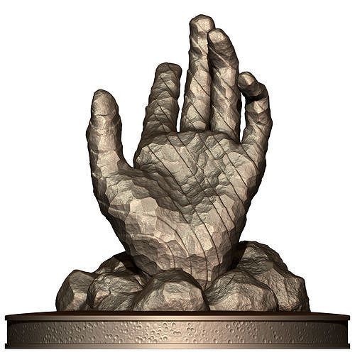 Hand Sculpture-CG 3D model 3D printable | CGTrader