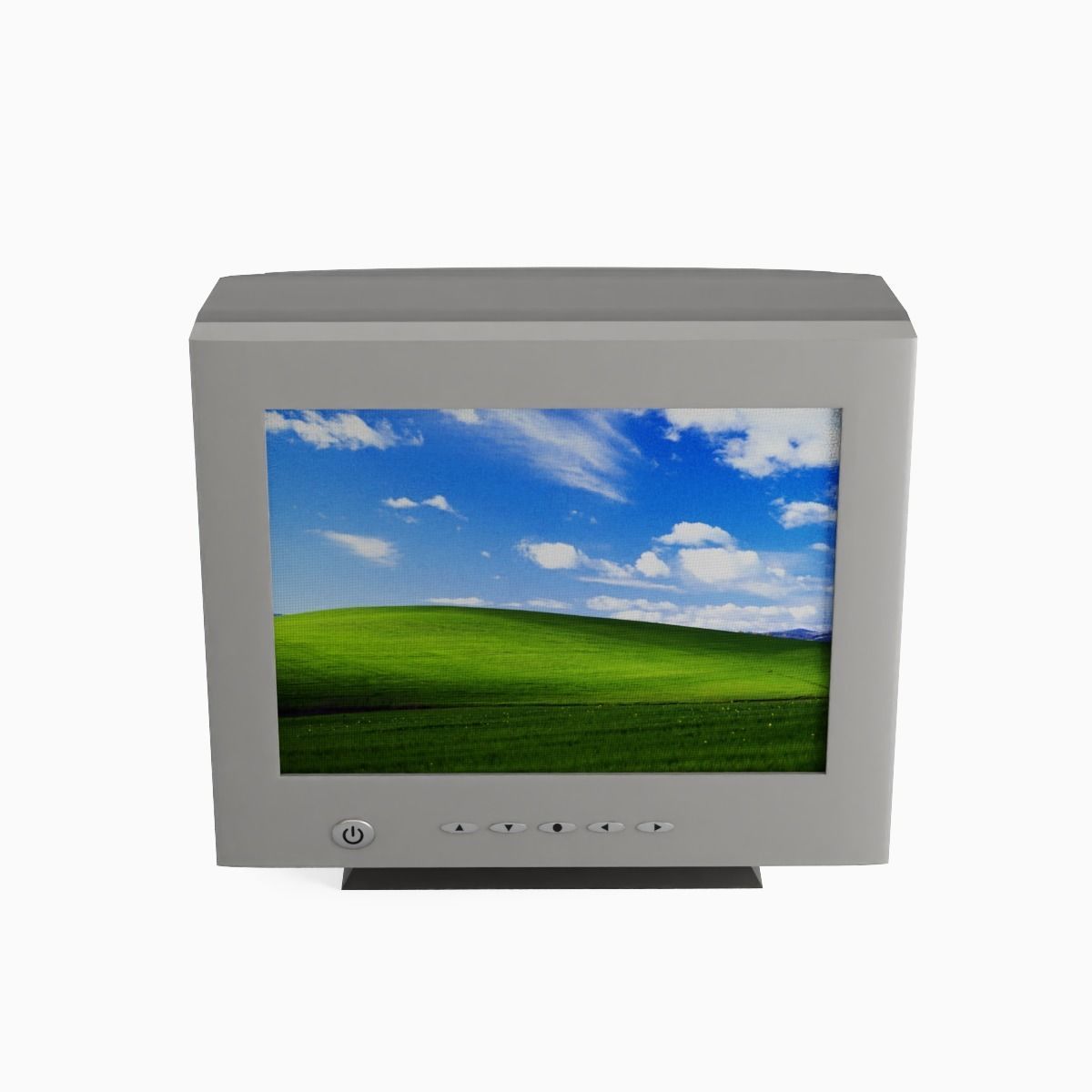 Old PC Monitor 3D model | CGTrader