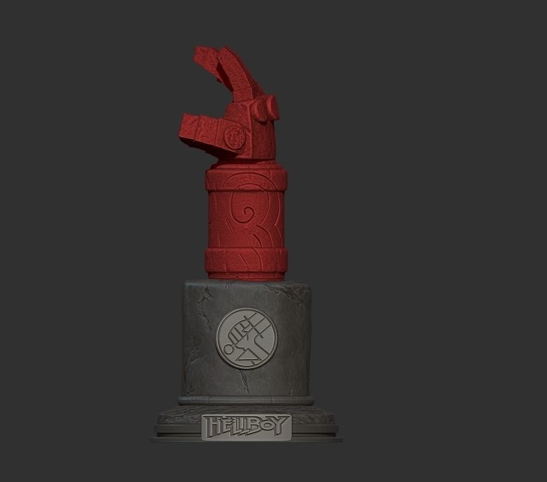 hellboy hand of doom 3D model 3D printable | CGTrader