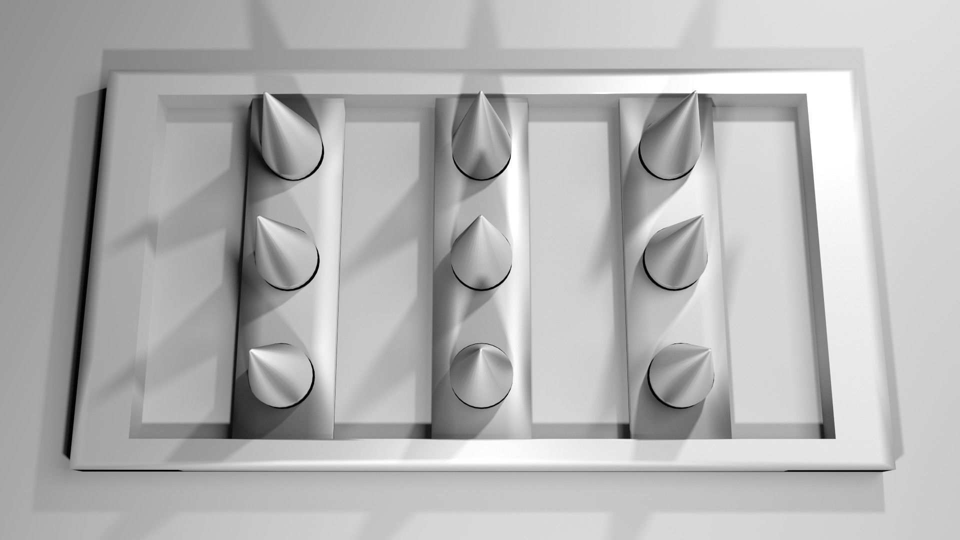 Military Barricade - Ground Spikes 3D model | CGTrader