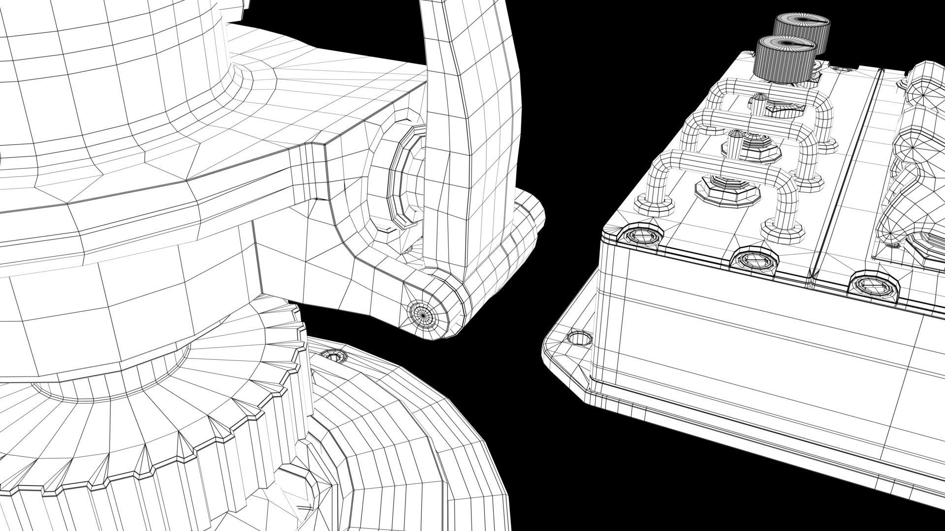 Aircraft control joystick 3D model | CGTrader
