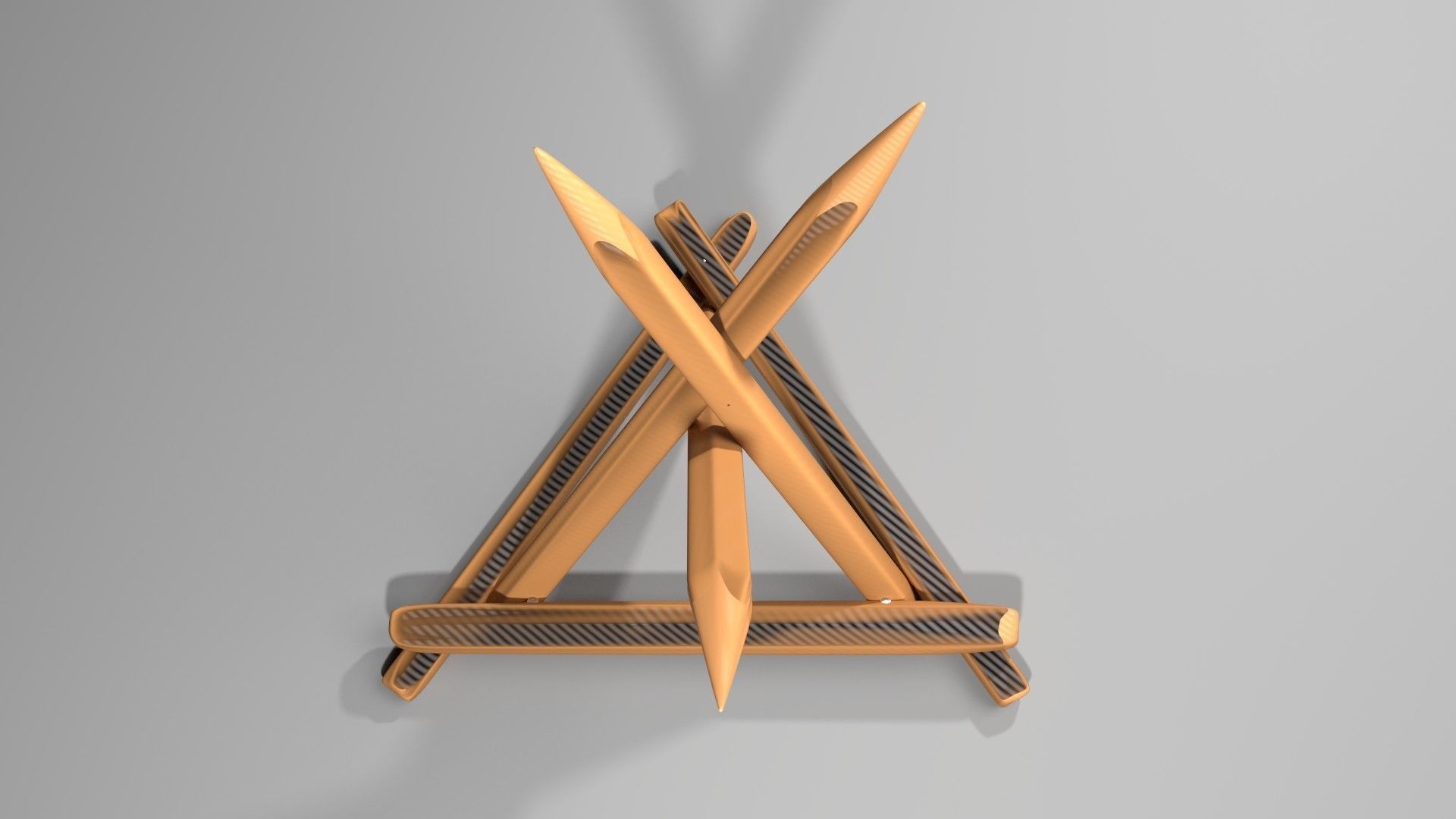 Military Barricade - Palisade 3D model | CGTrader