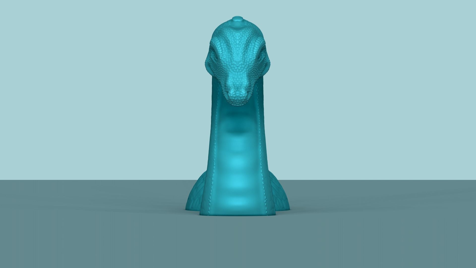Loch Ness Monster - Creative Decoration - STL Printable 3D model 3D ...