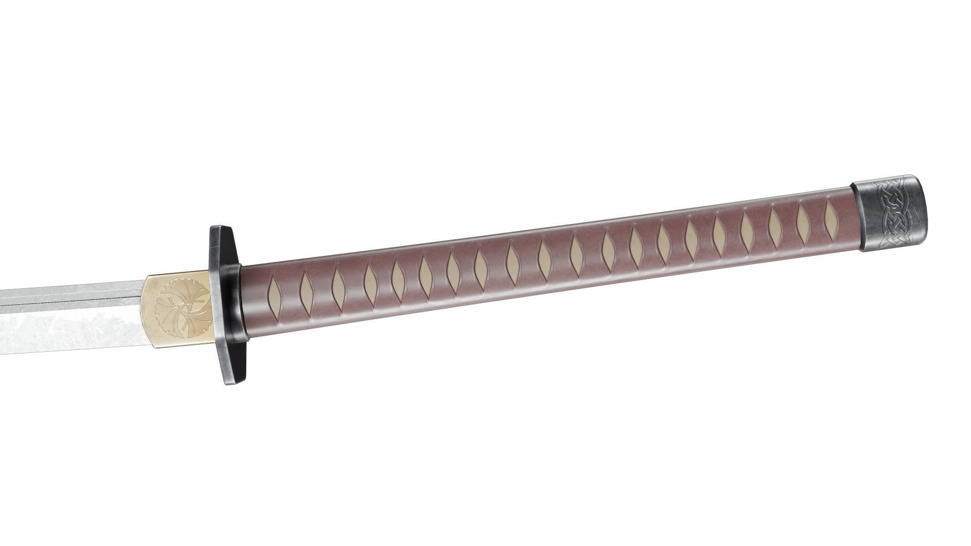 Odachi samurai sword 3D model | CGTrader