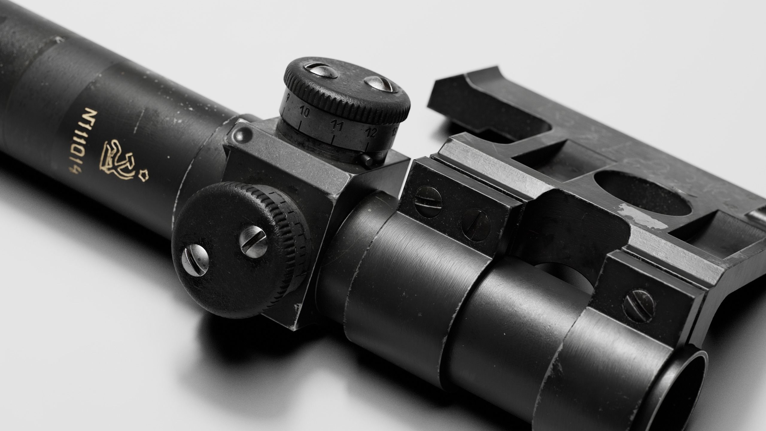 3D model Mosin-Nagant PU Scope VR / AR / low-poly | CGTrader