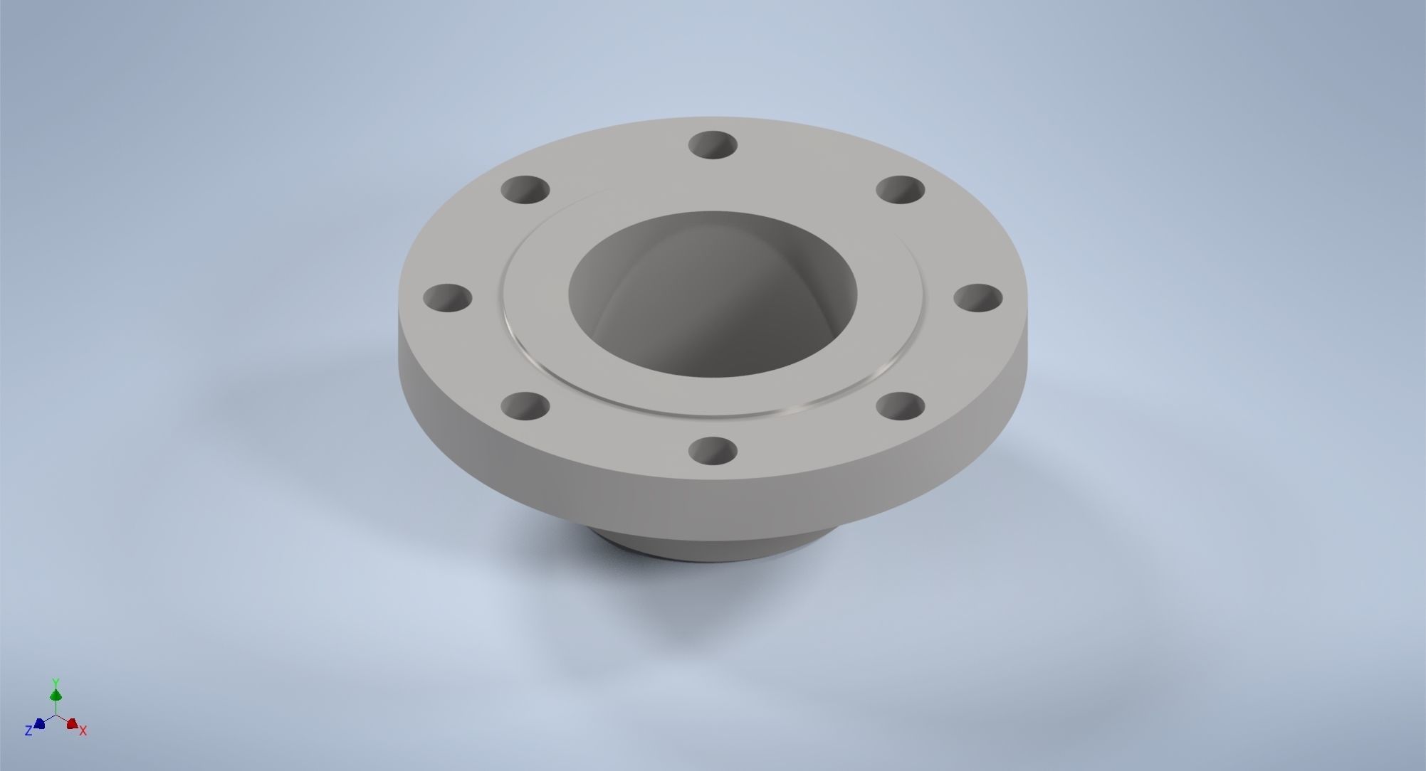 Weld-neck flanges 5 inches ASME-ANSI 3D model 3D printable | CGTrader