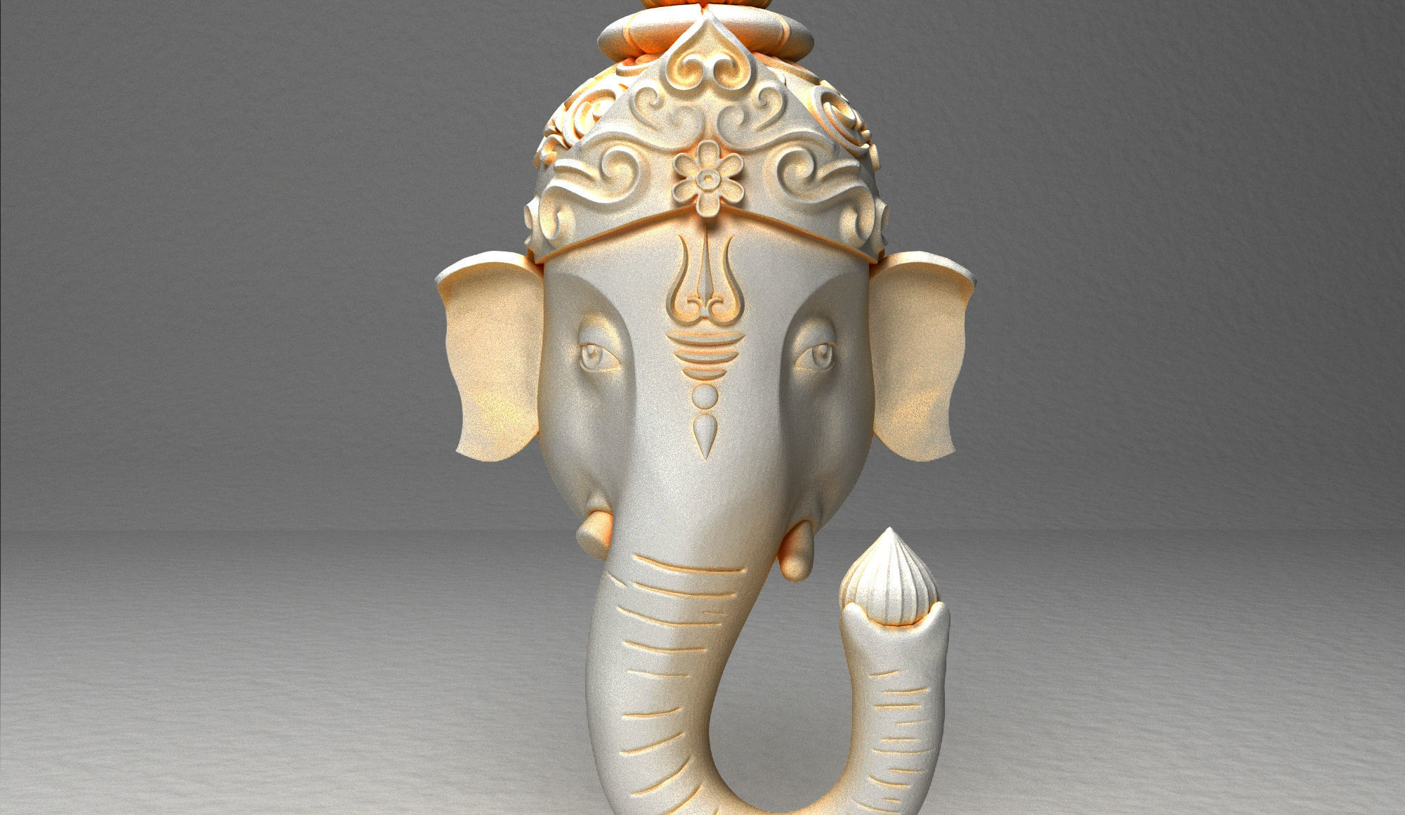 Lord Ganesha Murti Ganehji God Ganpati 3D model 3D printable | CGTrader