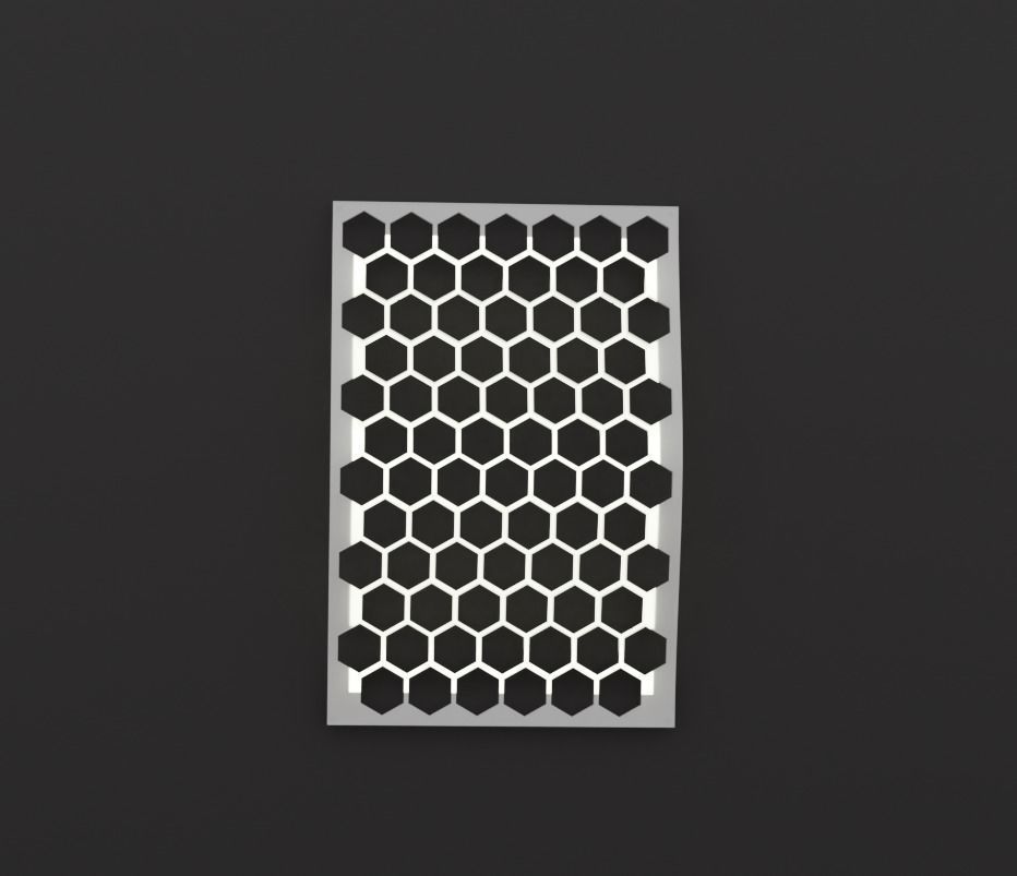 3D model Beautiful honeycomb lamp VR / AR / low-poly | CGTrader