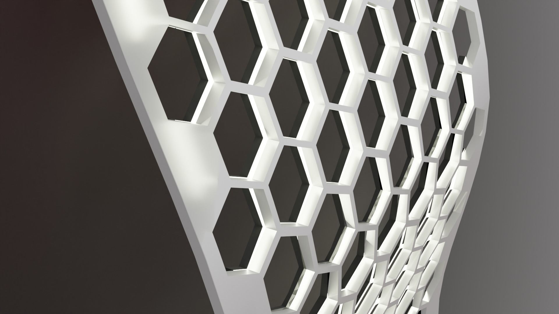 3D model Beautiful honeycomb lamp VR / AR / low-poly | CGTrader