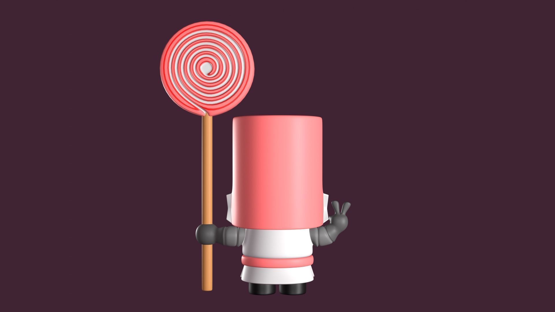 Pink Knight - Castle Crashers 3D model 3D printable | CGTrader