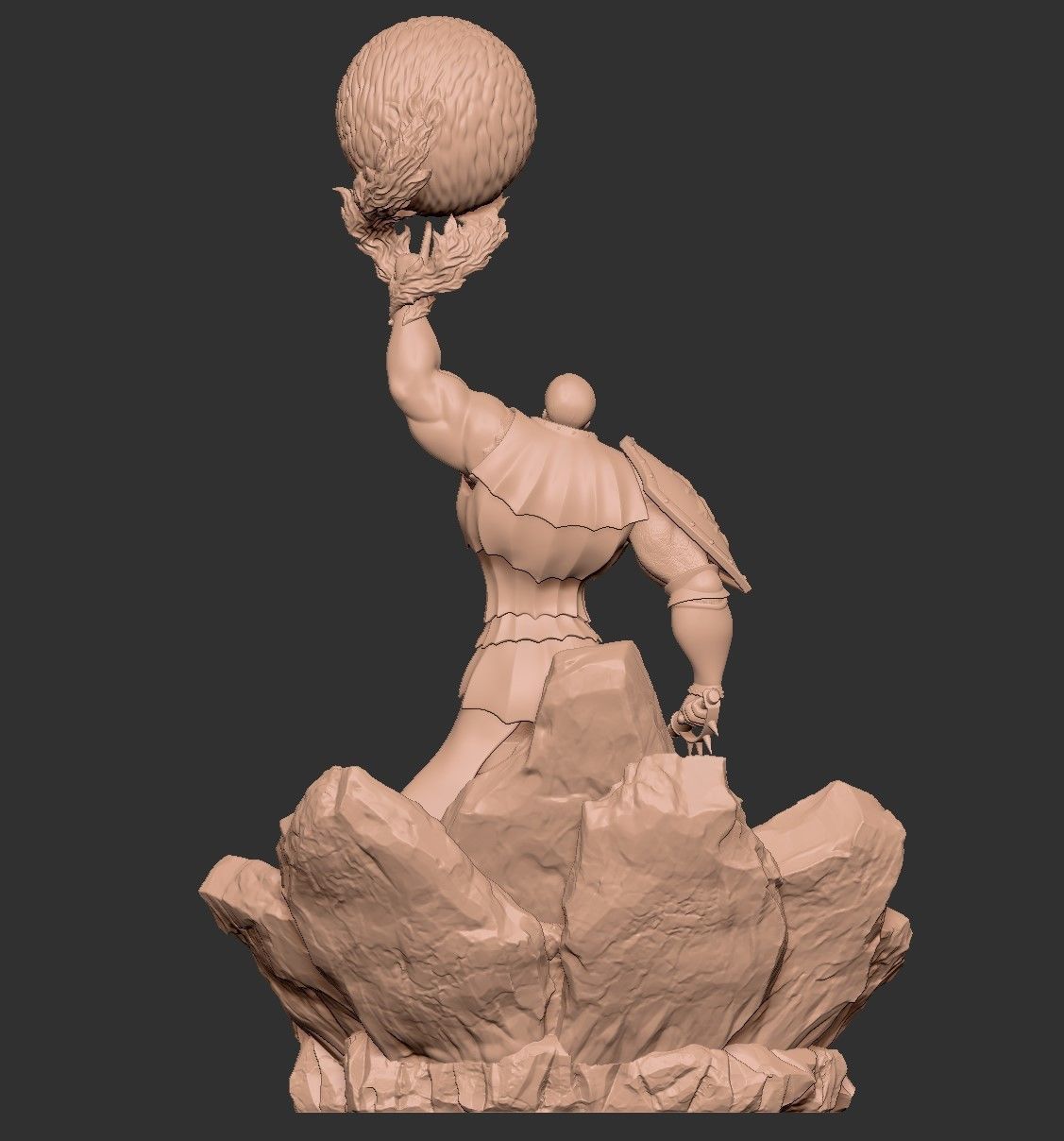 Escanor Statue - Seven deadly sins Anime - Fan art 3D model 3D ...