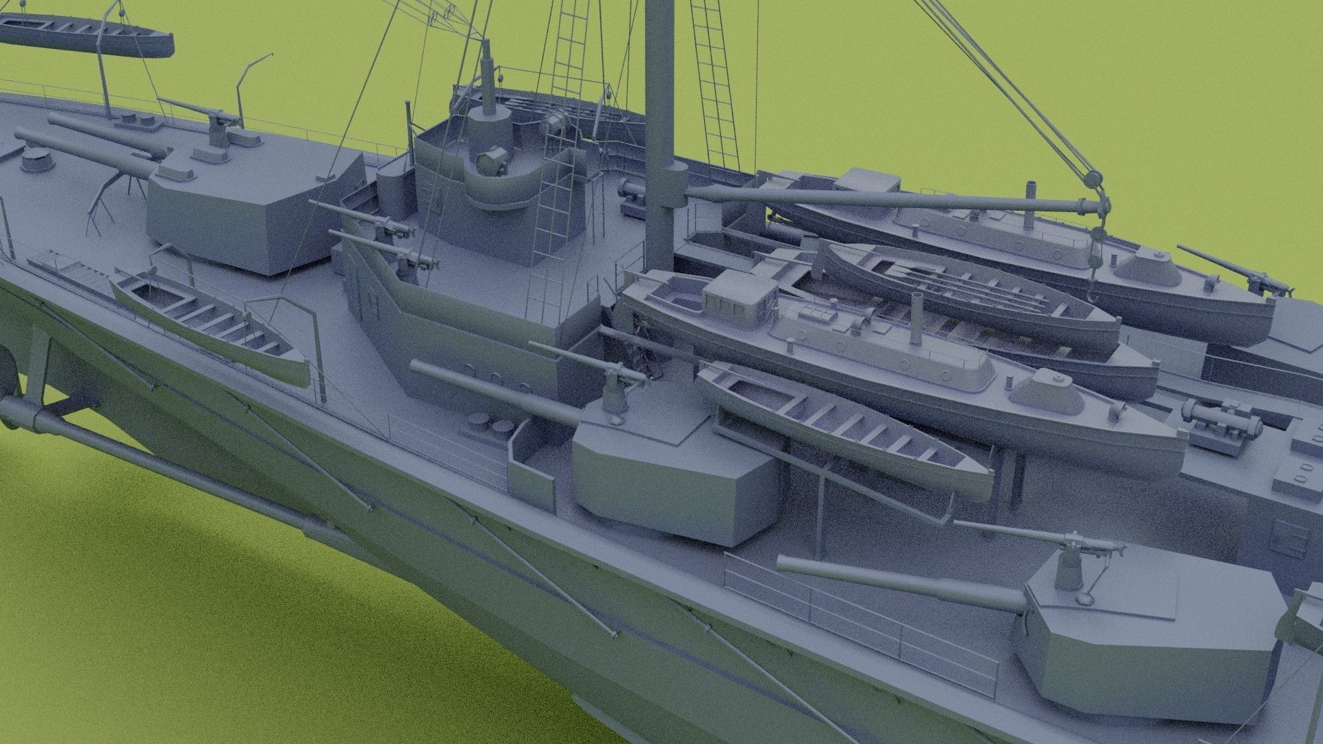 HMS Minotaur Class - cruiser 3D model | CGTrader