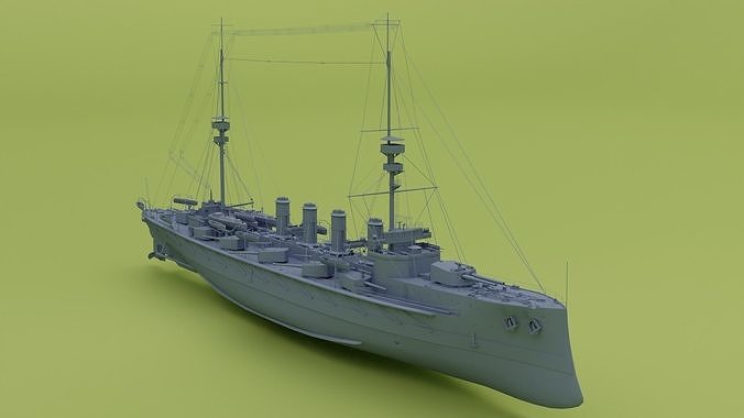 HMS Minotaur Class - cruiser 3D model | CGTrader