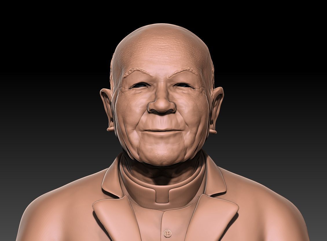 Father catholic priest 3D model 3D printable | CGTrader