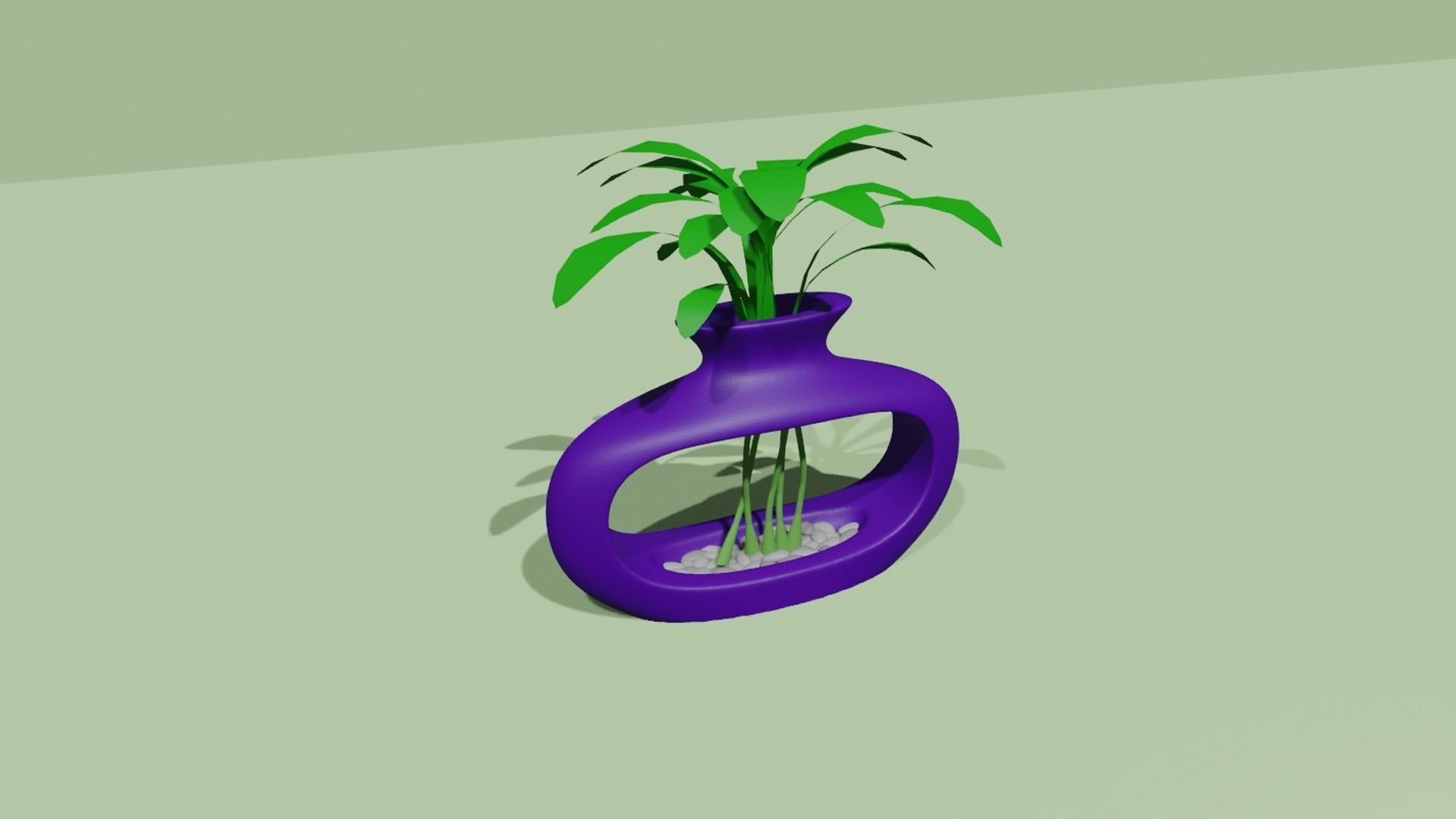 Empty Vases 03 - Modern Plant Vase - STL Printable 3D model 3D ...