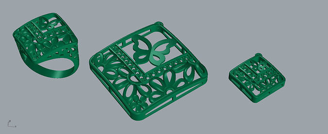 mini set 3D model 3D printable | CGTrader