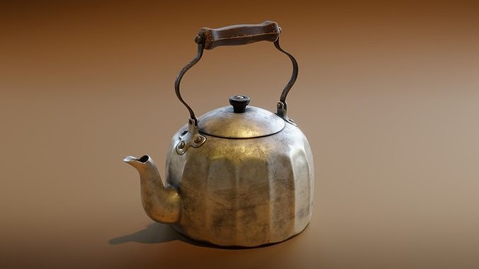 3D model Old Tea Kettle VR / AR / low-poly | CGTrader