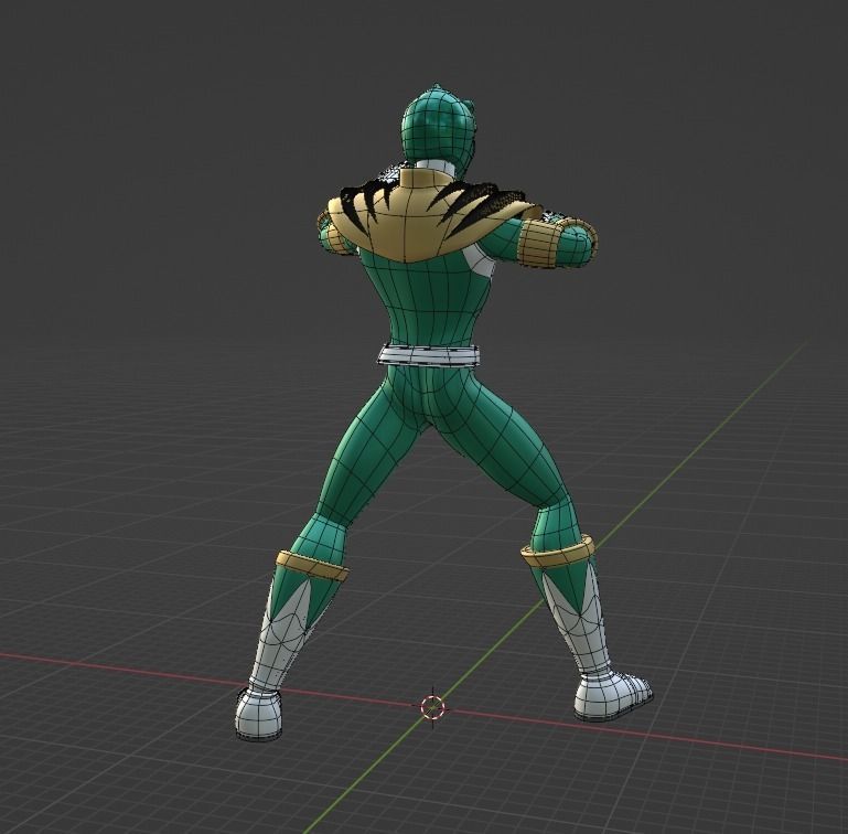 Green Ranger 3D Model 3D model rigged | CGTrader