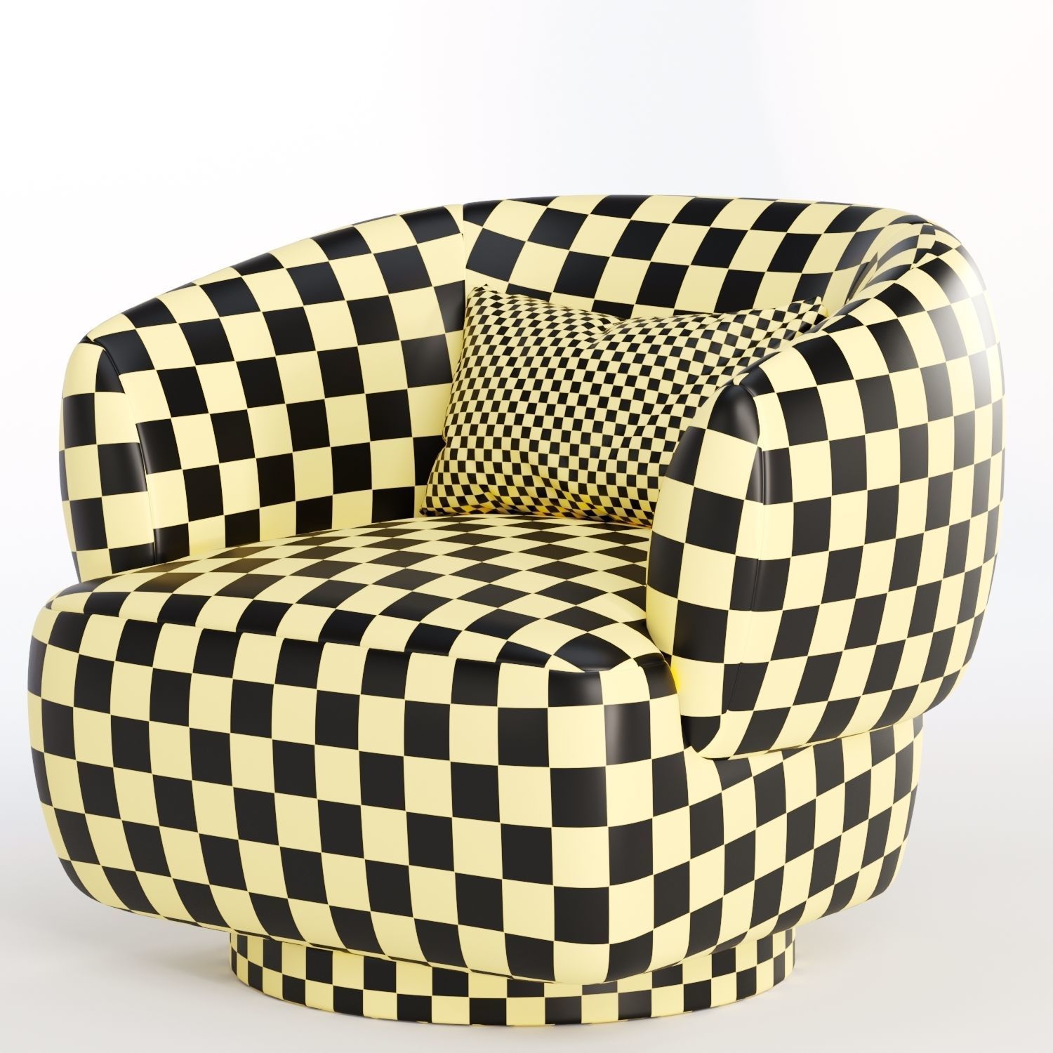 Merrick Swivel Chair 3D model | CGTrader