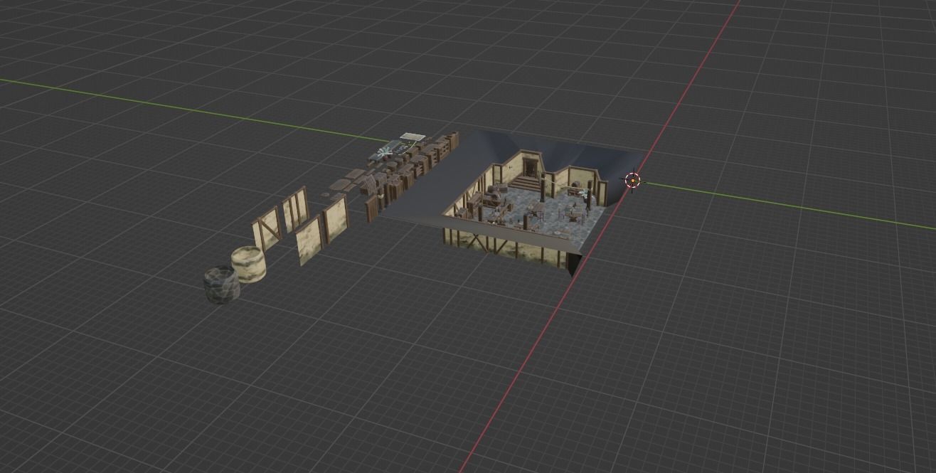 Medieval Tavern Assets 3D model | CGTrader