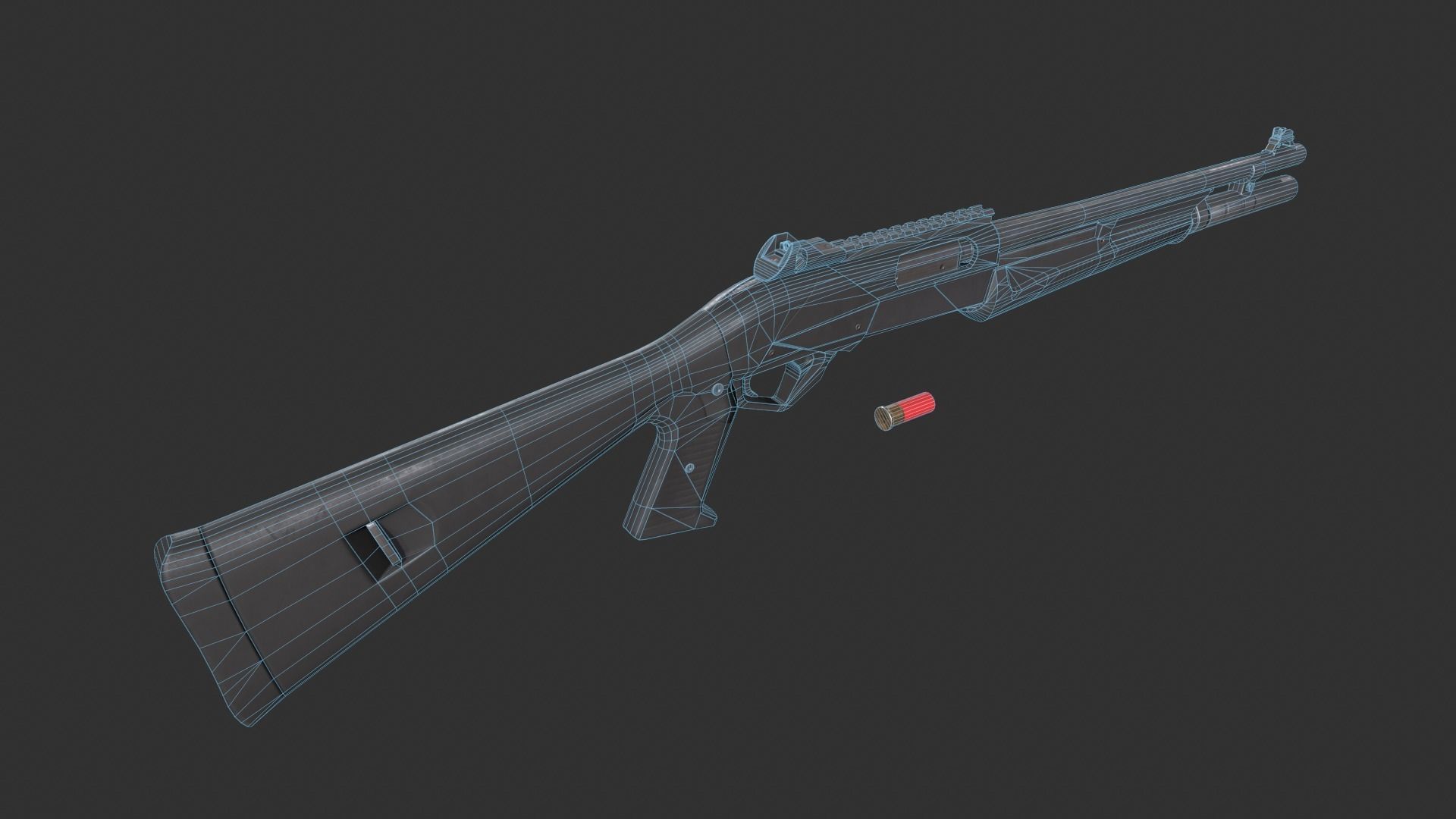 3D model Benelli Super Nova Shotgun VR / AR / low-poly | CGTrader
