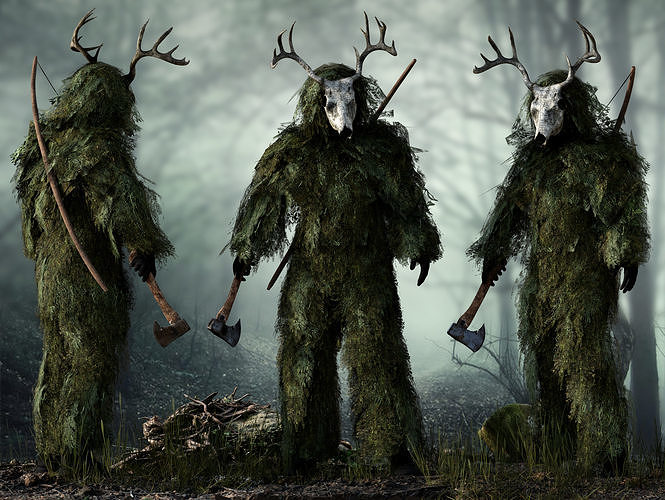 3D model Forest Hunter VR / AR / low-poly | CGTrader