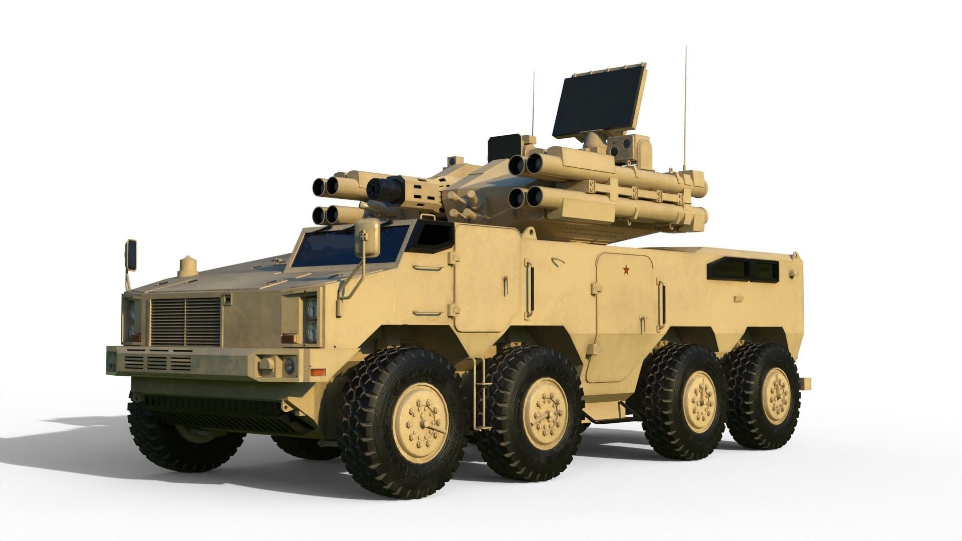 Type 625E AA Gun Missile System 3D model | CGTrader