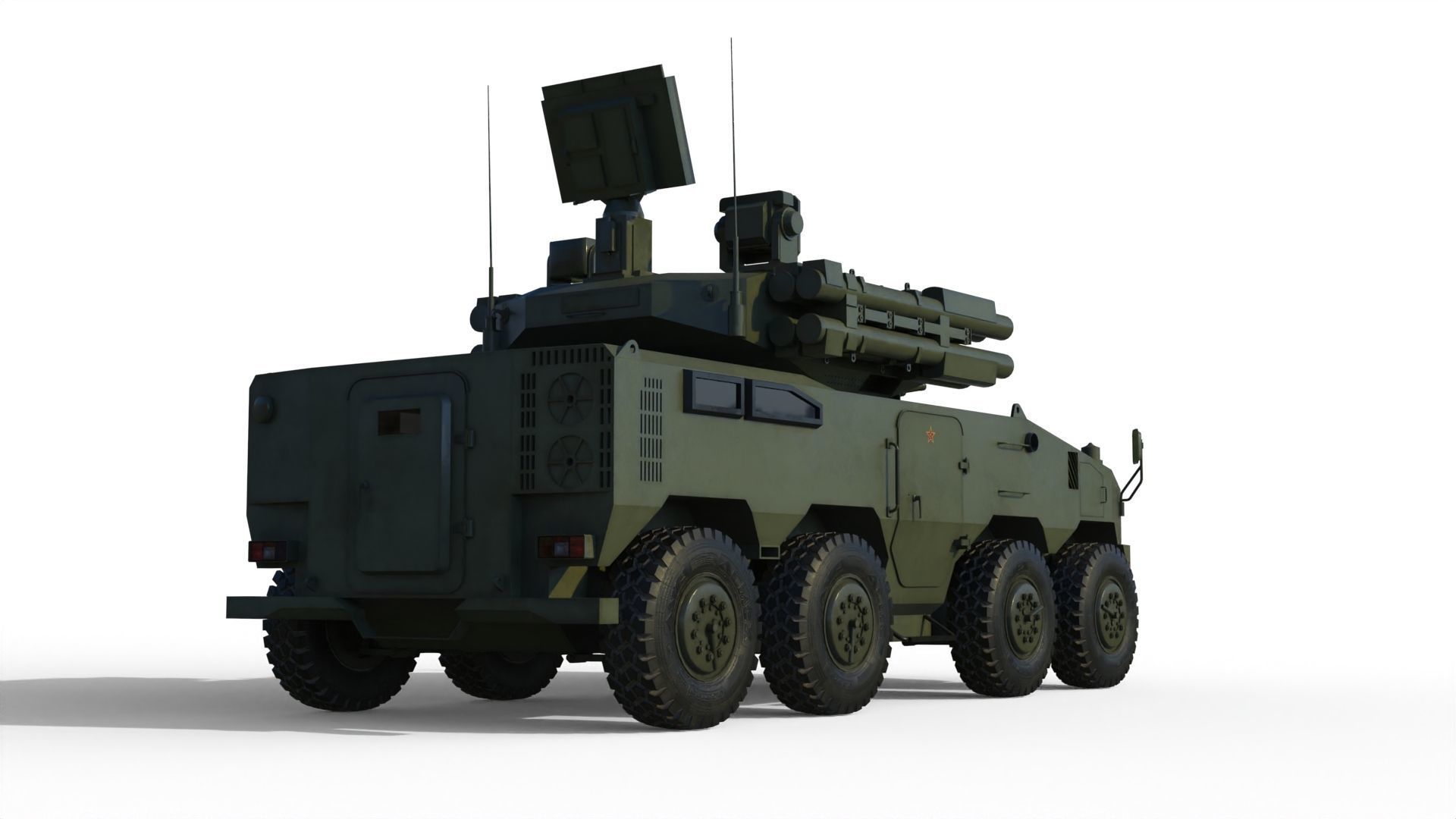 Type 625E AA Gun Missile System 3D model | CGTrader