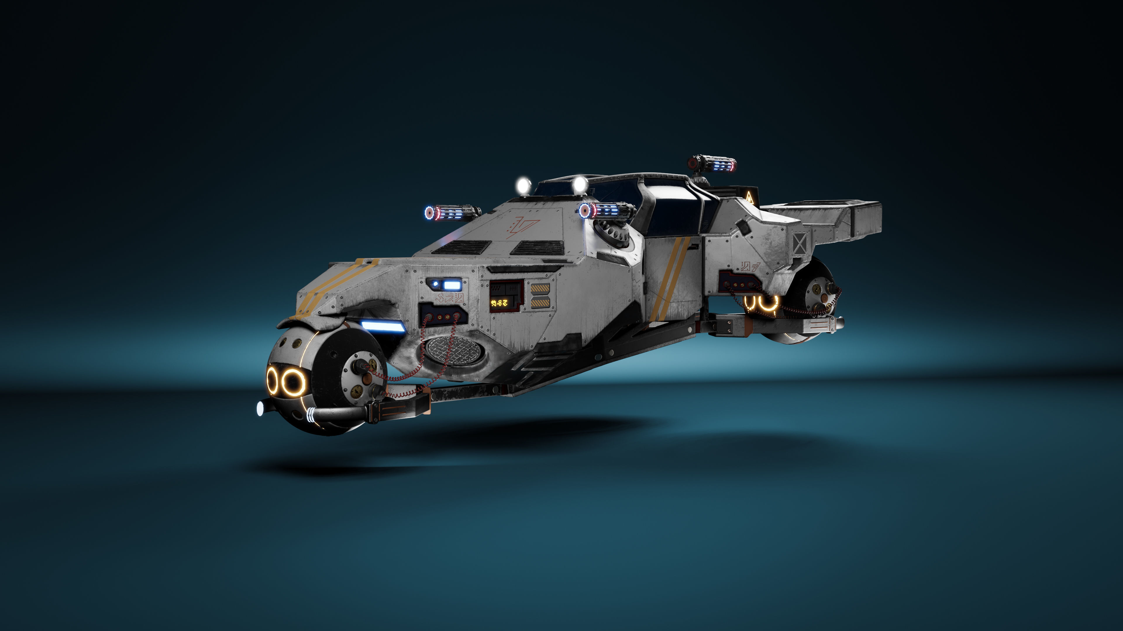 Sci-fi ship 3D model | CGTrader