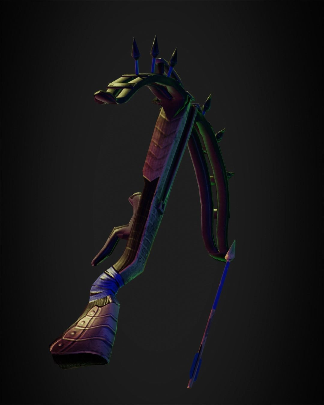 Raid Shadow Legends Pitiless One Crossbow for Cosplay 3D model 3D ...