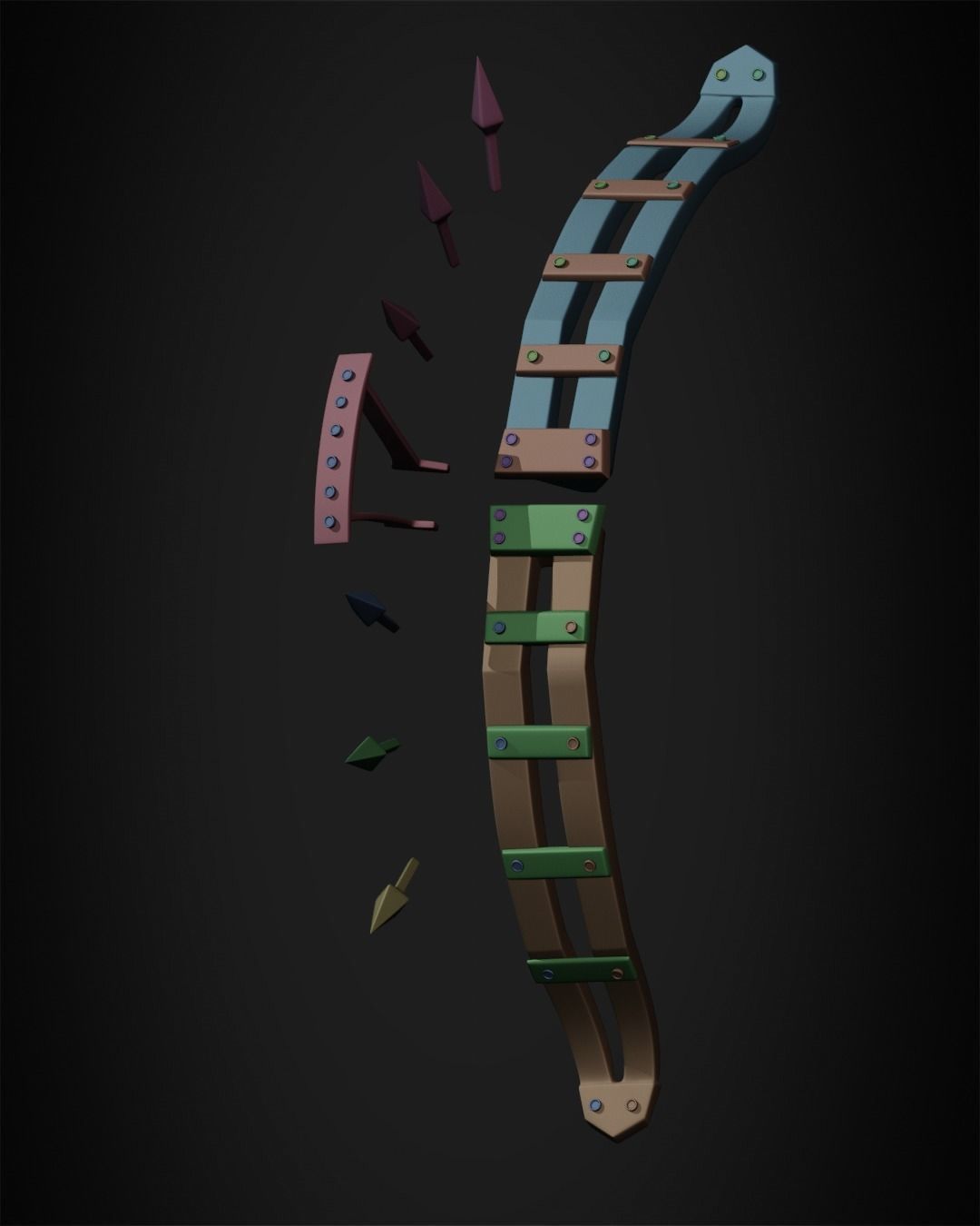 Raid Shadow Legends Pitiless One Crossbow for Cosplay 3D model 3D ...