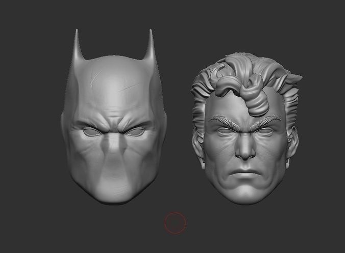 Knightfall Batman Azrael - Headsculpt for Action Figures 3D model 3D ...