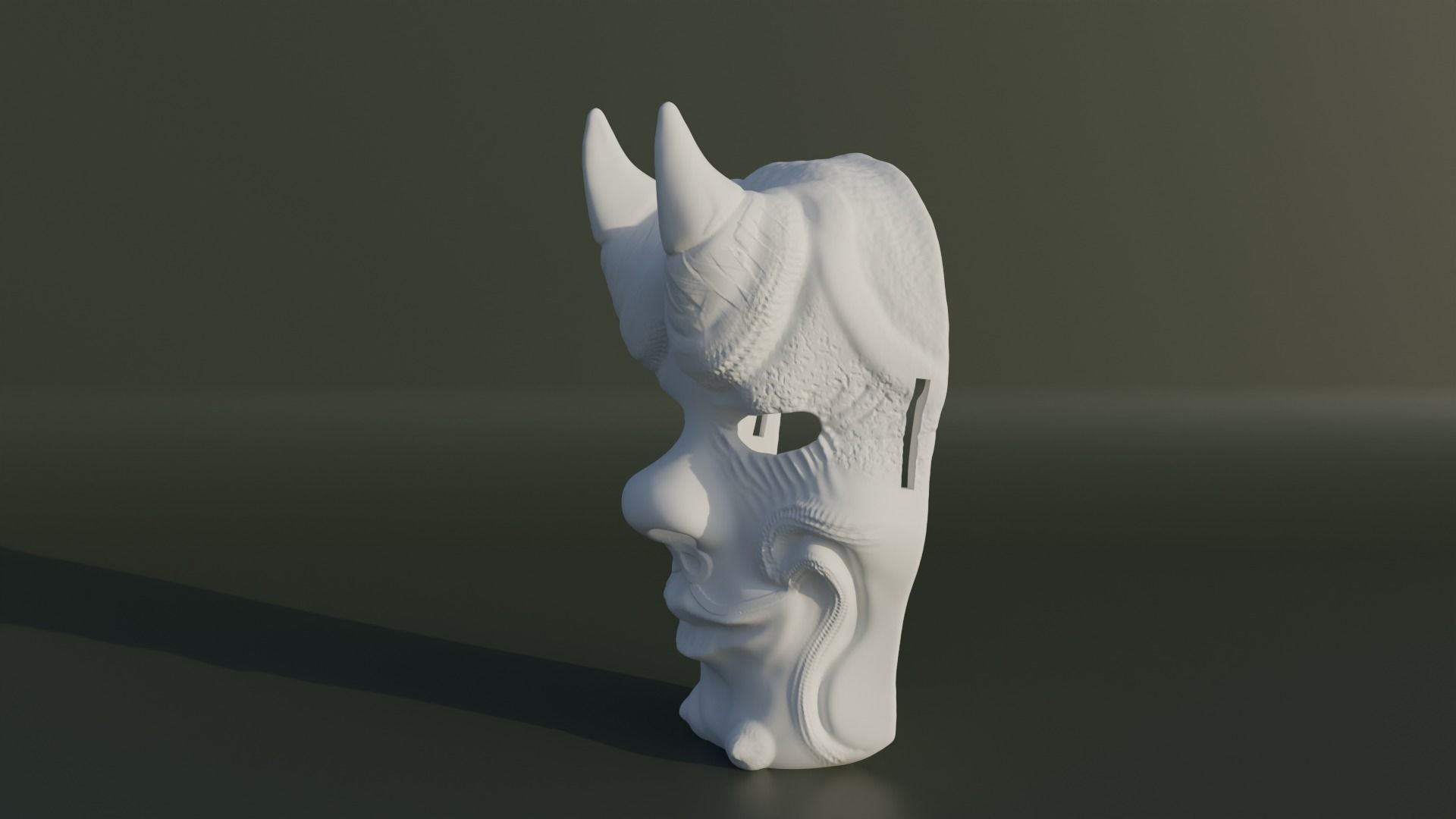 Devil Cosplay Mask Demon Face Mask 3D model 3D printable | CGTrader