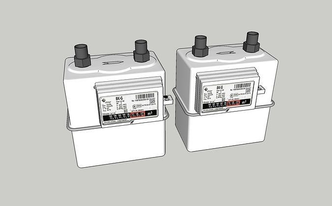 Gas Meter ELSTER BK-G 3D model | CGTrader