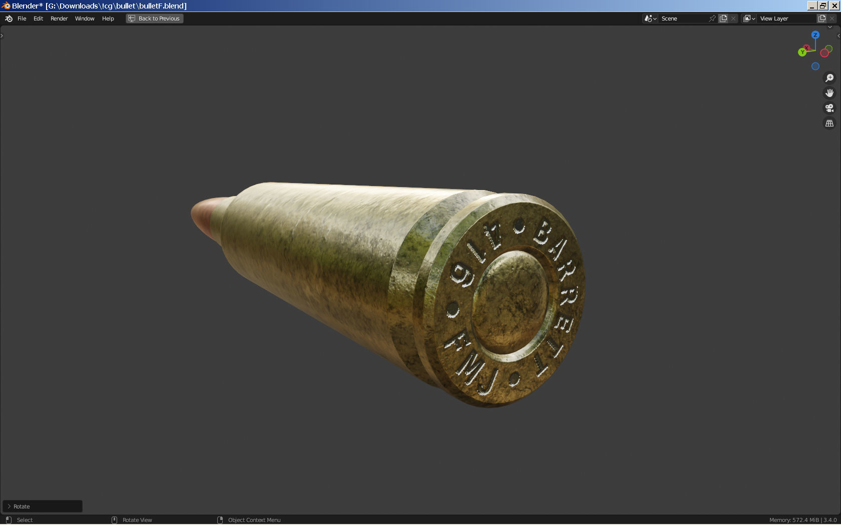 3D model Bullet and Box - Barrett VR / AR / low-poly | CGTrader