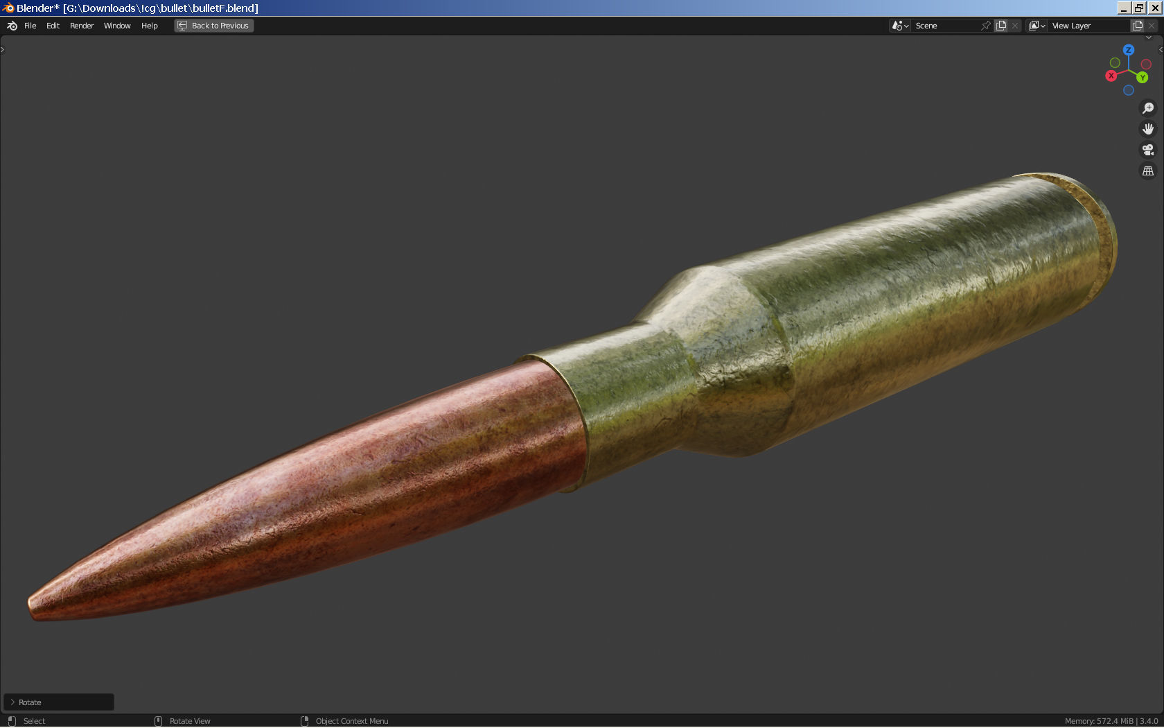 3D model Bullet and Box - Barrett VR / AR / low-poly | CGTrader