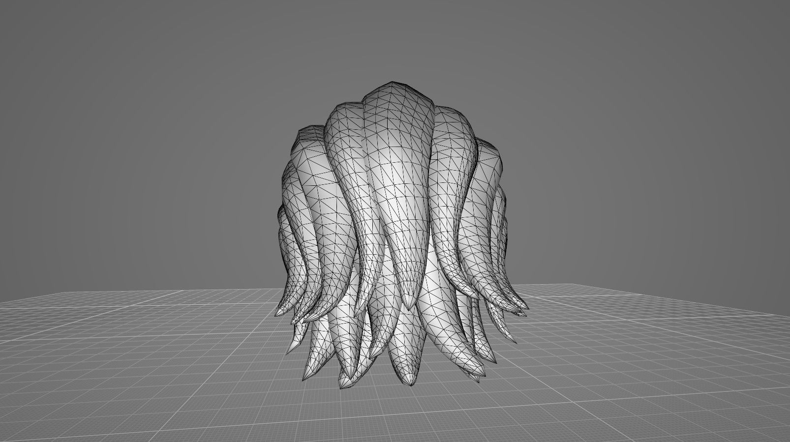 FreeHairstyle11 free VR / AR / low-poly 3D model | CGTrader