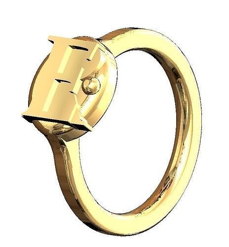 ER Ring free 3D model 3D printable | CGTrader