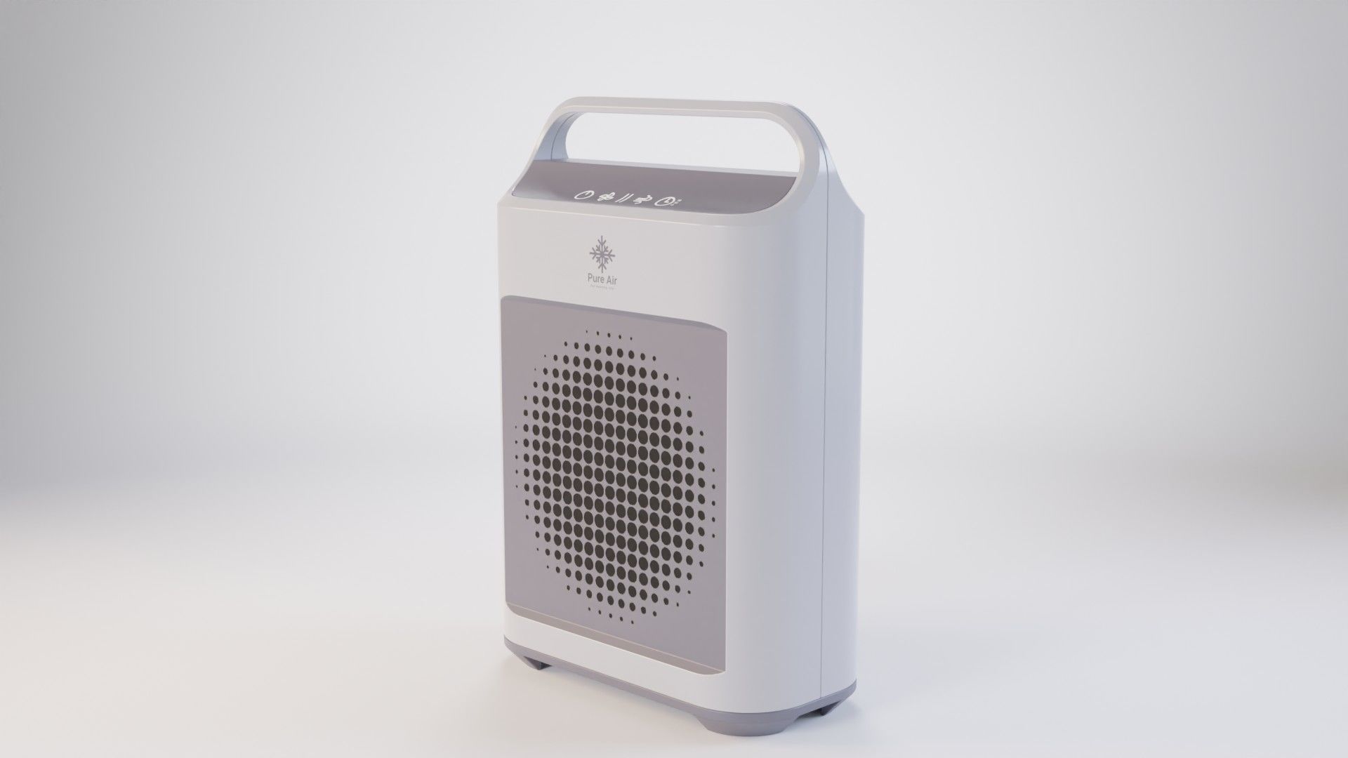 3D model Air Purifire Concept 20x10x30 VR / AR / low-poly | CGTrader