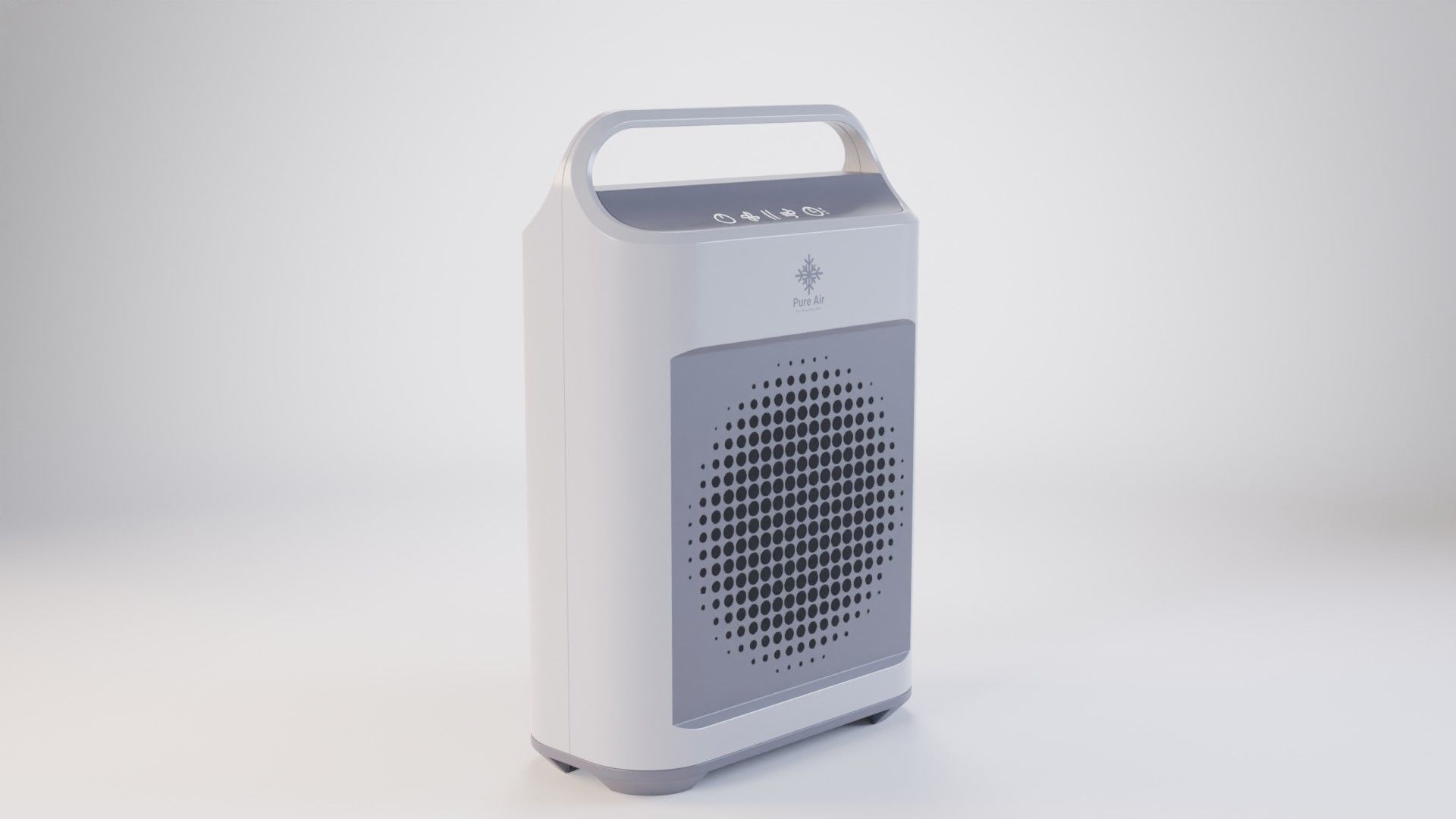 3D model Air Purifire Concept 20x10x30 VR / AR / low-poly | CGTrader
