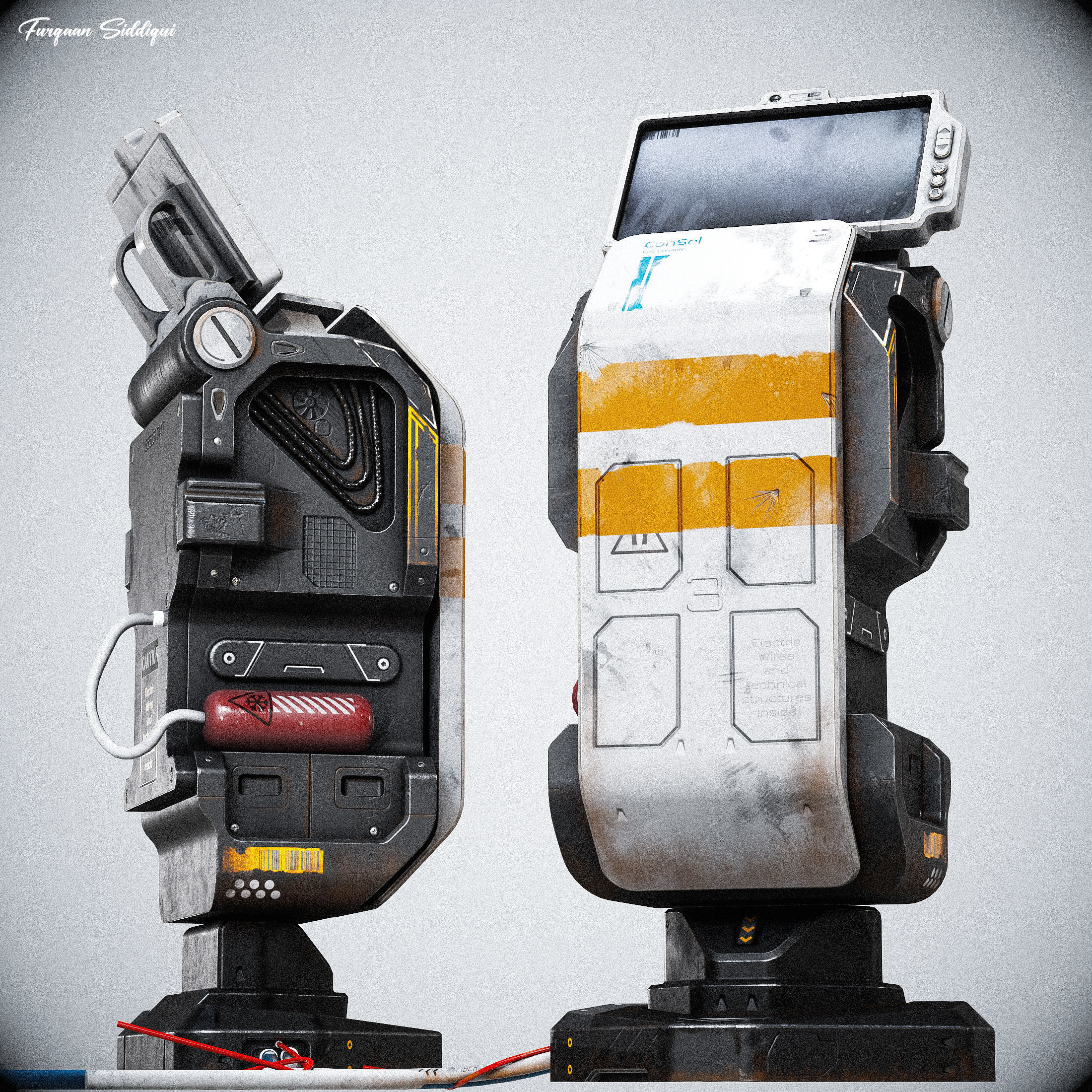 3D model Sci-fi Console ARchie One VR / AR / low-poly | CGTrader