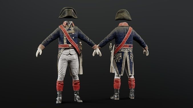 Soldier Napoleon General 3D model | CGTrader