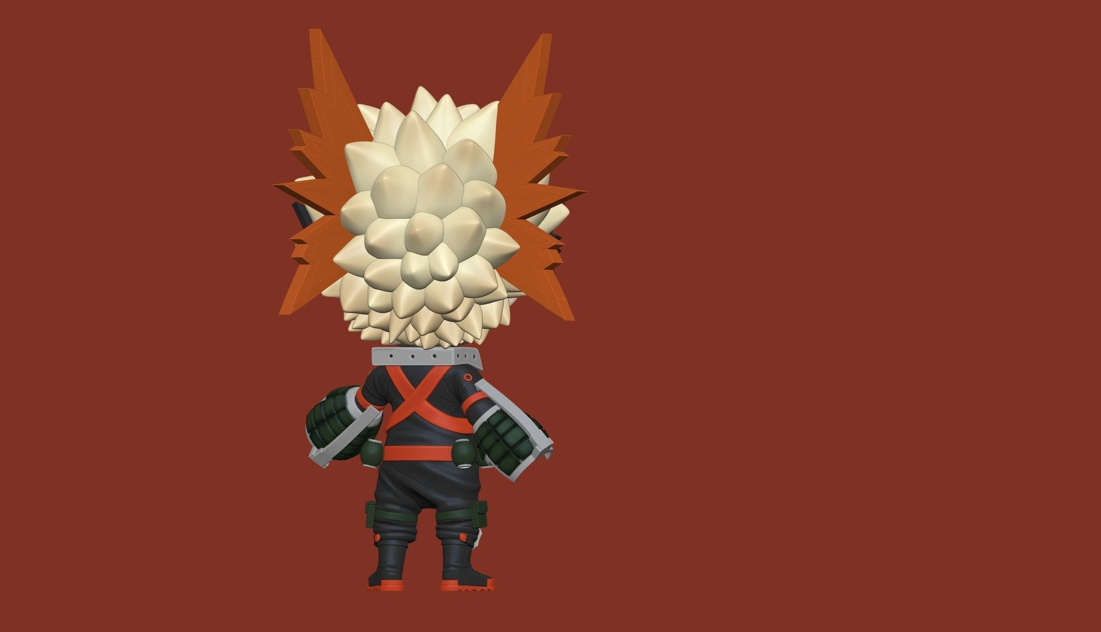 Bakugo Boku no hero Academia 3D model 3D printable | CGTrader